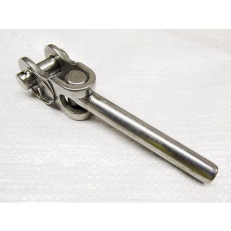 Swage Fork Swivel Terminal Stainless Steel 6MM (Marine Rigging Toggle Jaw)
