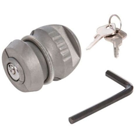 50MM Ball Trailer Coupling Lock - Theft Deterrent Security Device ...