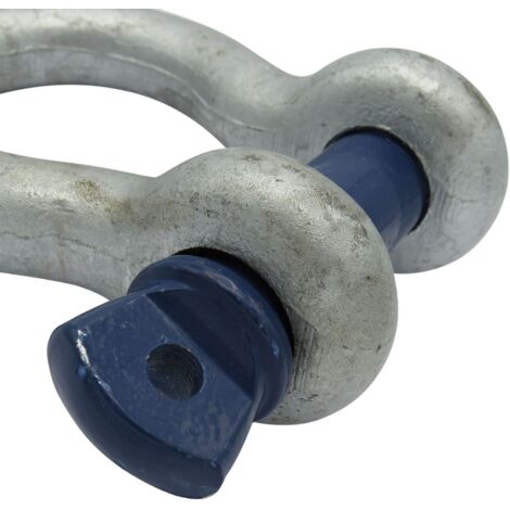 1.5 Ton Bow Shackles With Screw Pin X2 - Lifting 1500KG 7/16" x 1/2"