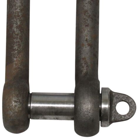 1 Ton Piling Shackle Self Colour - Long Body Dee D Tested Certified