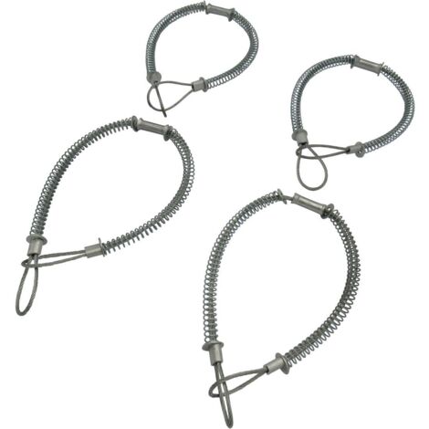 x4 Small Whip Checks - Hose Safety Cable Choker Compressed Air ...