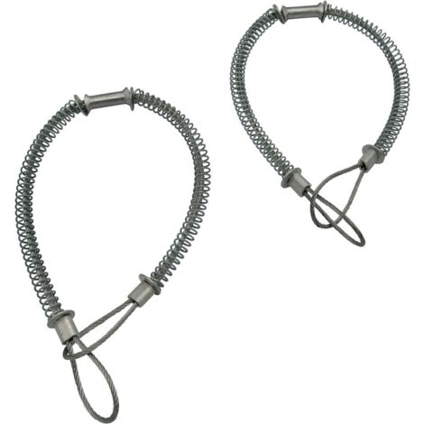 x2 Large Whip Checks - Hose Safety Cable Choker Compressed Air ...