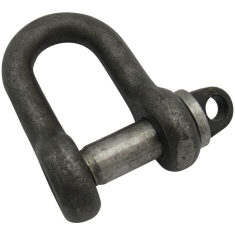 2 Ton Self Colour Large Dee Shackle With Screw Pin - 2000KG D High ...