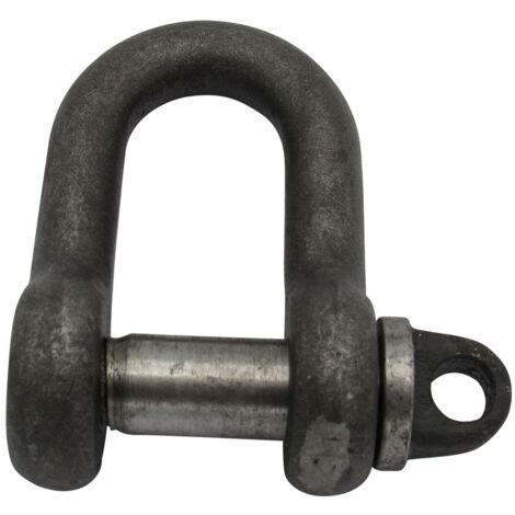 2 Ton Self Colour Large Dee Shackle With Screw Pin - 2000KG D High ...