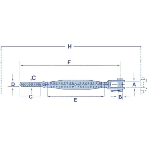 Stainless Steel Rigging Screw Jaw & Swage Terminal M16 (8MM Wire Cable ...