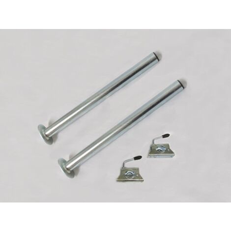 Caravan Leg Prop Stands with Clamps 34MM x 460MM x2 (Trailer Caravan ...