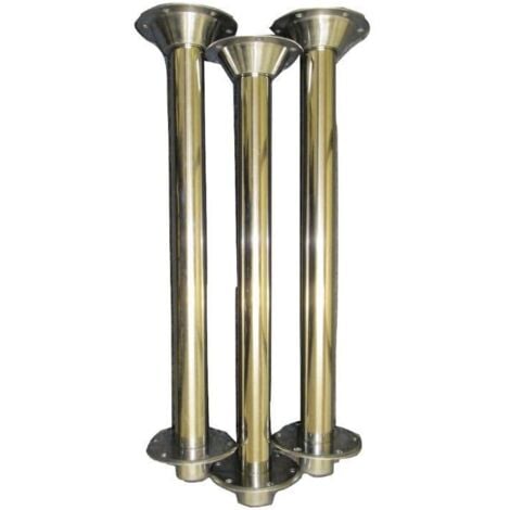 Steel Table Support Legs x3 - 75CM Metal Replacement Island Desk Countertop