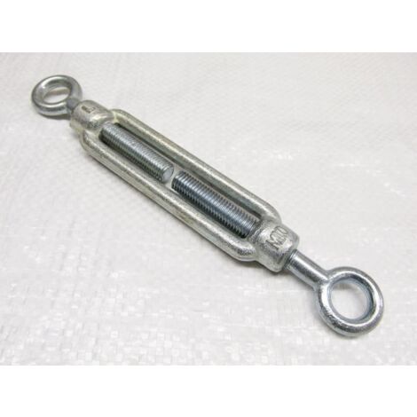 x1 M24 Galvanised Forged Straining Screw Eye Eye - Caravan Turnbuckle ...
