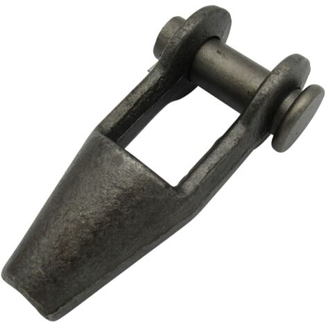 22MM Open Spelter Socket For Wire Rope - 5.5 Ton Self Colour to BS463