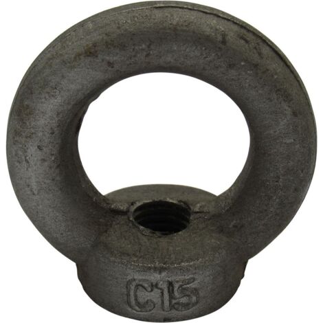 M42 Lifting Eye Nut - 42MM Self Colour Threaded Eyenut DIN582 6.3 Ton