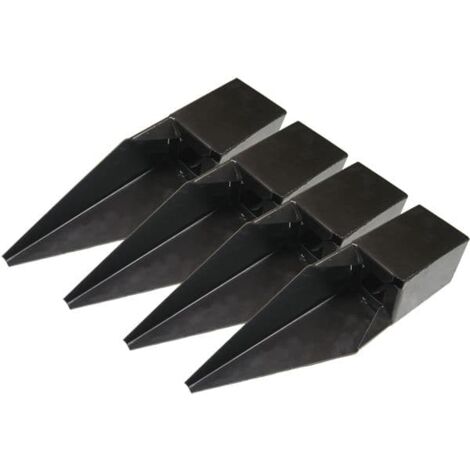 x4 4" Repair Spur Wedge Grip Fence Supports - 100MM Post Timber Holder ...