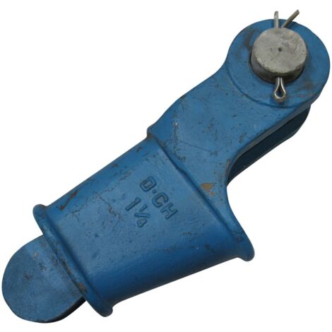 X1 7/8" Painted Open Wedge Socket With Bolt And Pin - Grip Tail Wire Rope