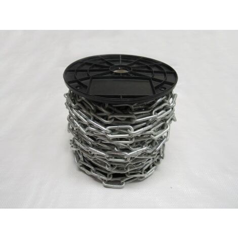 30 Metre Reel 4MM X 19MM Galvanised Straight Link Chain - Barrier ...