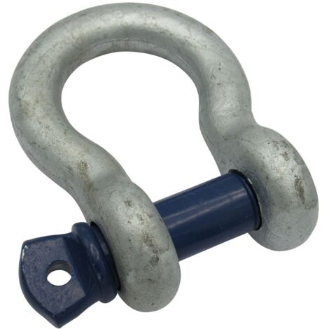 25 Ton Bow Shackle With Screw Pin - Lifting 25000KG 1.3/4" x 2"