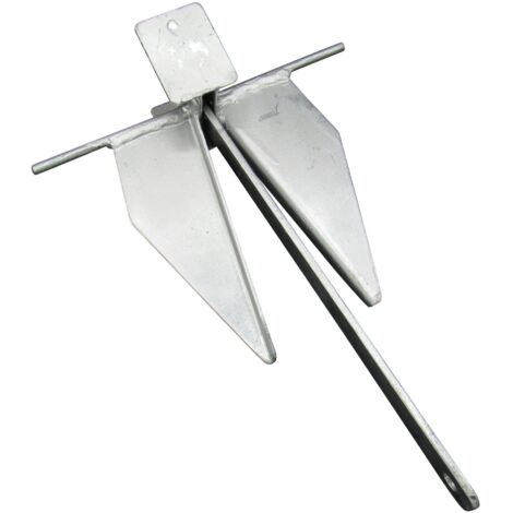 Galvanised Cruising Crown Anchor 16KG (Fluke Yacht Boat Sand Mud Secure)