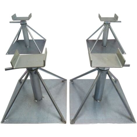 Caravan Chassis Axle Stands x4 (9.5'' - 14'' Mobile Home Static Support ...
