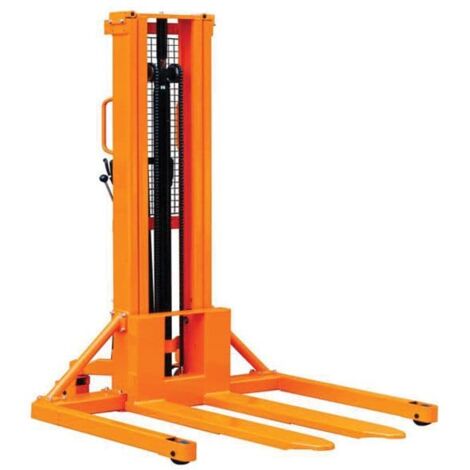 1 Ton x 1.5 Metre Straddle Leg Hand Stacker - 1000KG Fork Pallet Truck ...
