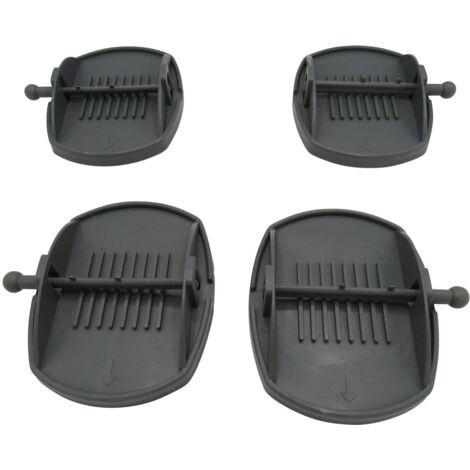 Caravan Jack Pads x4 (Feet Stabiliser Corner Steady Feet Leg Support ...