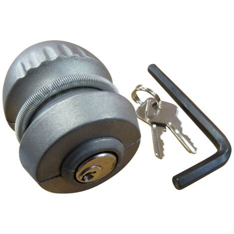 Insertable Hitch Trailer Coupling Lock (Universal Anti Theft Security ...