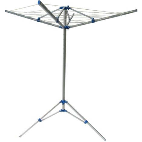 Portable Washing Line Airer Aluminium (Camping Rotary Clothes Travel ...