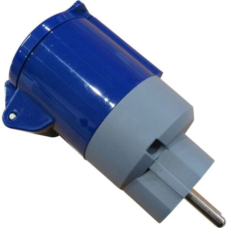 Euro Plug to CEE Socket Adapter - Coupler Caravan Camping Site