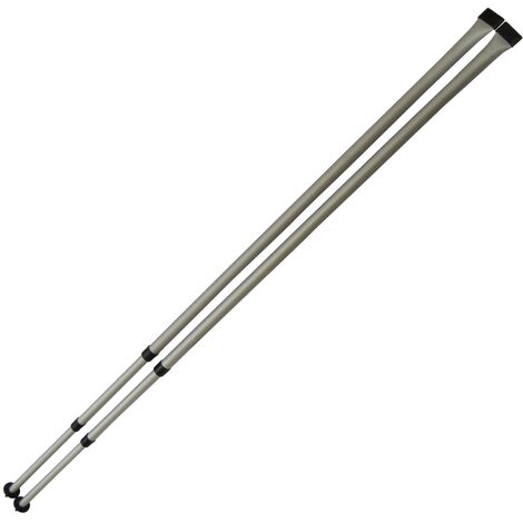 Telescopic Rear Upright Awning Pole Set (Caravan Replacement Adjustable ...