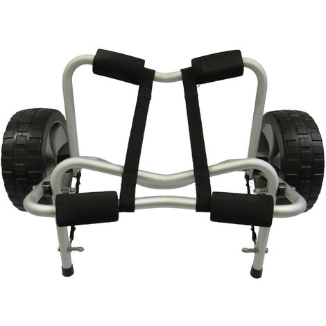 Folding Kayak Trolley With Kickstand (SUP Paddle Board Canoe Carrier)