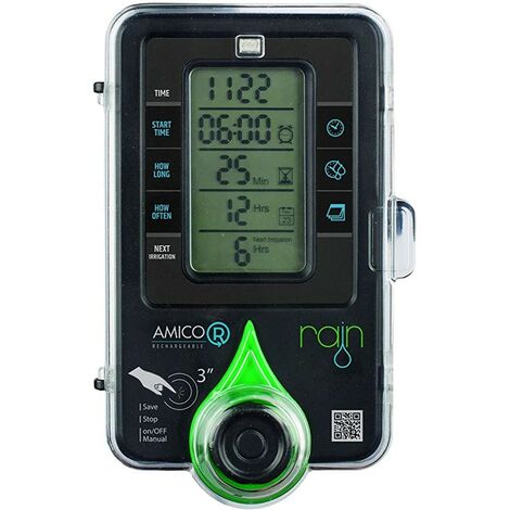 RAIN AMICO R1 WIEDERAUFLADBARE BATTERIE WASSERHAHN CONTROLLER ...