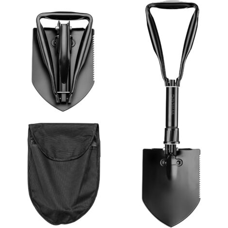 Wiltec Pala multiuso pieghevole e portatile 58 x 15 cm in acciaio ...