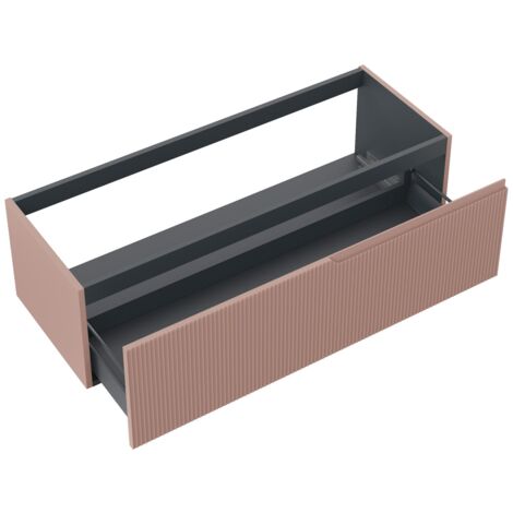 Base portalavabo 1 cestone ZIP rosa cipria