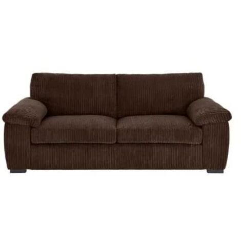 Collingdale Jumbo Cord Fabric 2 Seater Sofa in Chocolate