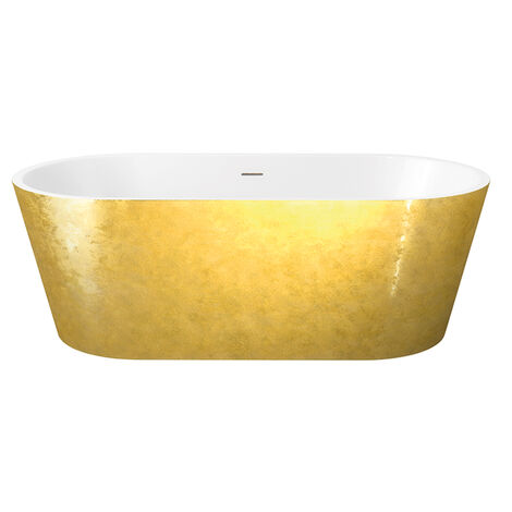 Gold Freestanding Bath 1705x795mm - Indulgence By Voda Design