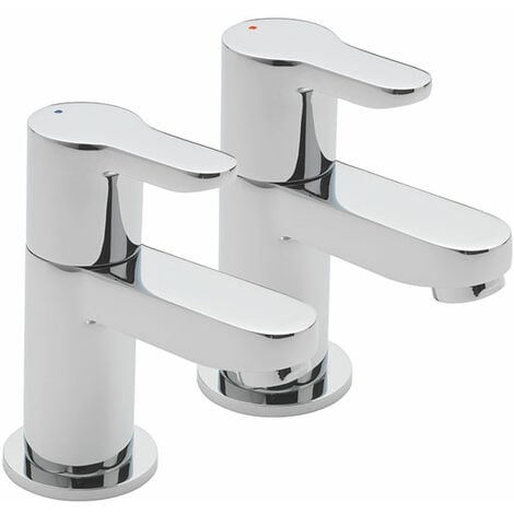 Pair Of Chrome Basin Taps