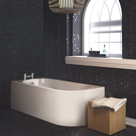 Left Hand Back to Wall Corner Bath & Panel - VBATH005
