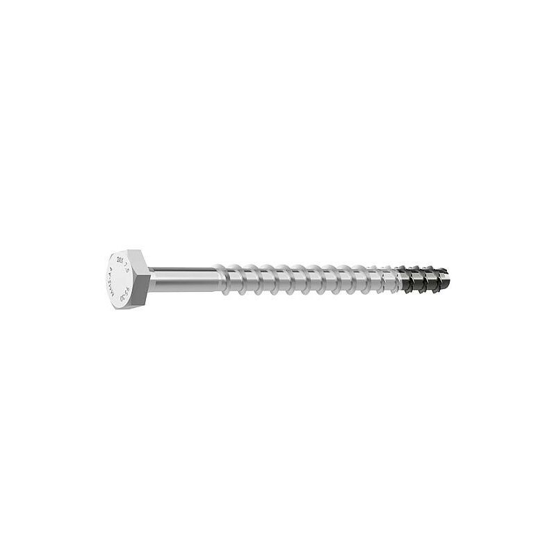 Vis béton et maçonnerie Multi-Monti® Heco, tête six pans A4 avec ...