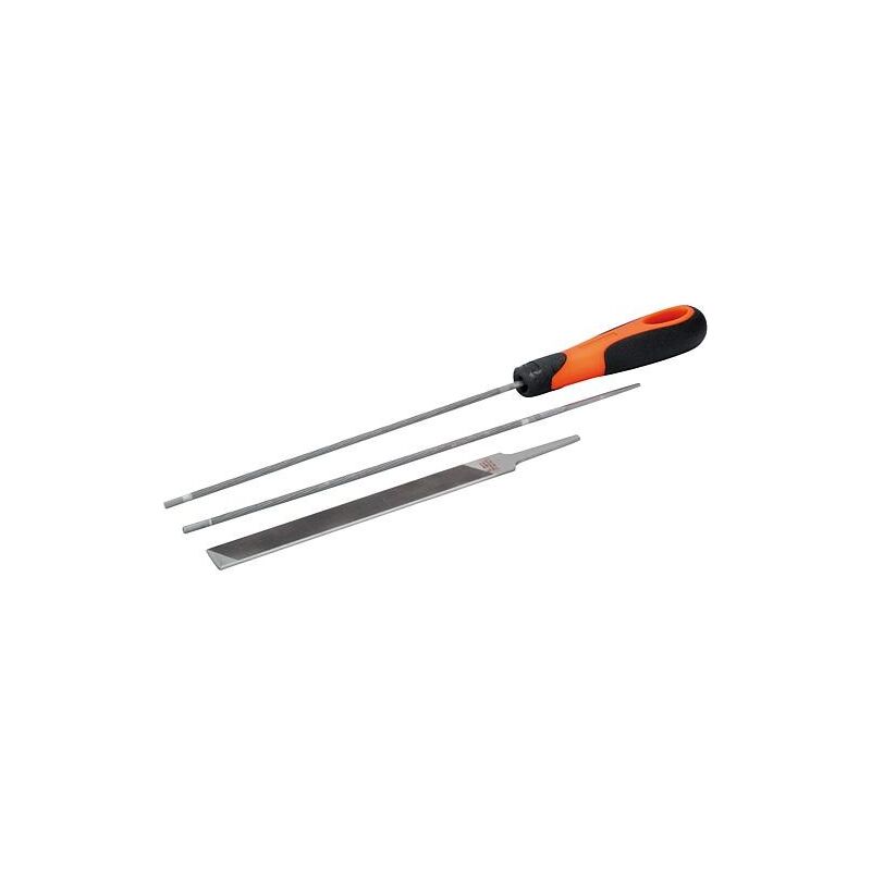 kit de limes pour scie BAHCO 168-Kombi 4,0, 200mm de long D 4,0mm pour ...