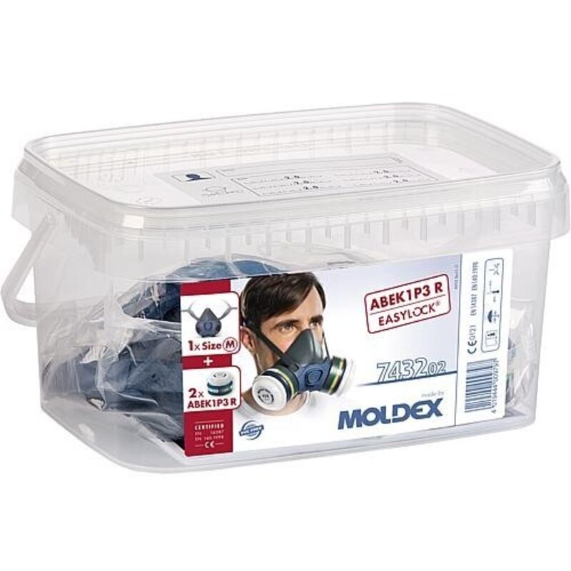 Boîte de protection respiratoire ABEK1P3 R