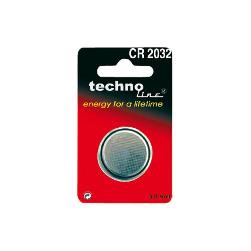 Pile ronde lithium CR 2032 3V 1 piece