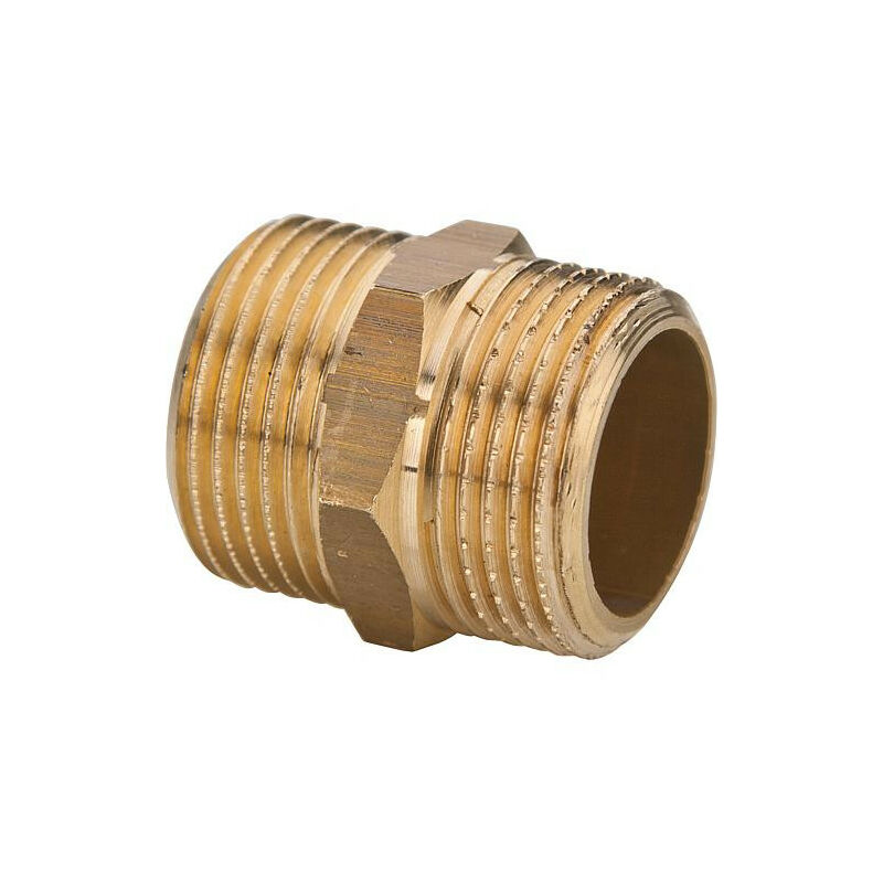 Nipple double laiton 3/4"x3/4"