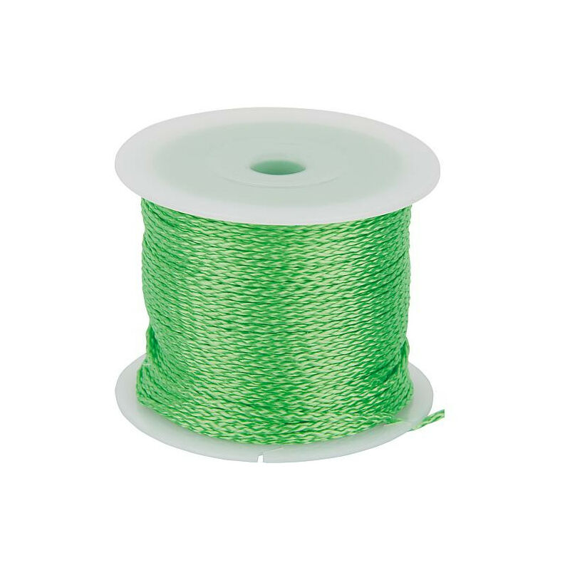corde de macon vert, 2mmx100m fluorescent