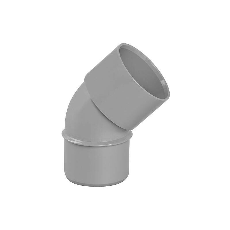 Coude PVC 45° male D 50mm