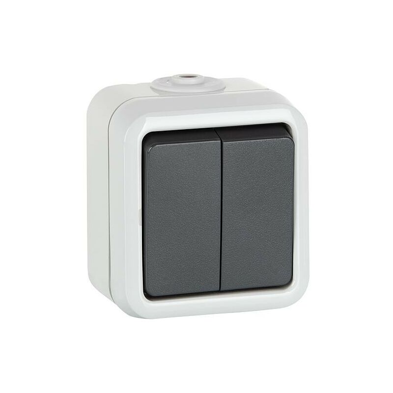 Interrupteur multi-position en saukkue PEHA IP44, gris, D625 WAB