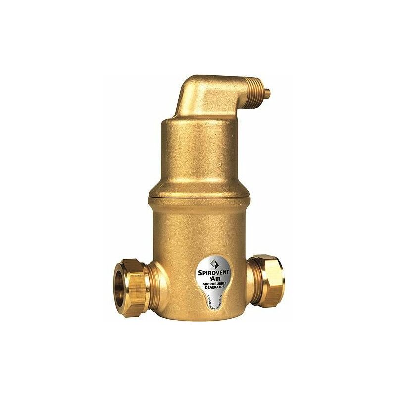 Dégazeur microbulles d'air Spirovent air filet femelle 1 BSP horizontal