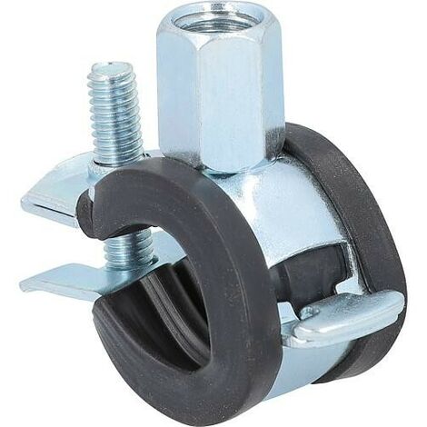 Collier de serrage pour tube articulé 3/8" M8, galvanisé, plage de ...