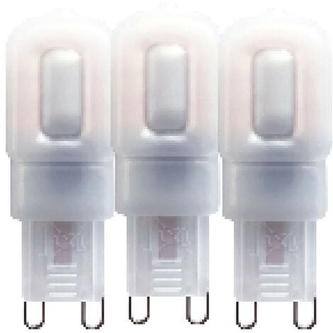 Ampoule LED - capsule G9 2.5W 240lm 2700K givré 270° pack de 3