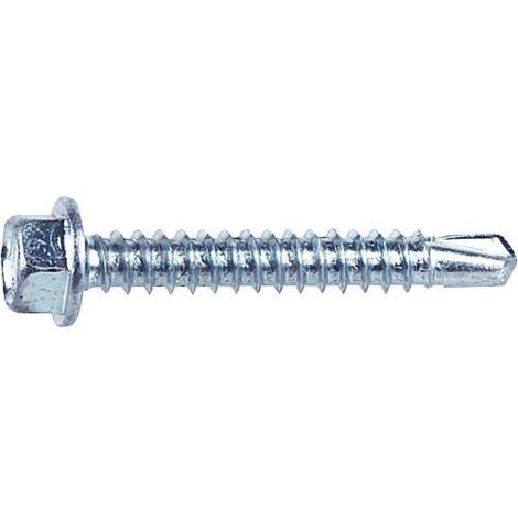 Vis DIN 7504 tete a six pans ø 4,2 mm, L 19 mm, zingue, UE 1000 pieces