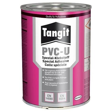 Raccord à coller PVC-U TANGIT colle spéciale, boîte de 1/2 kg