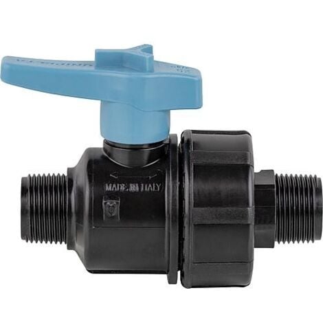 Vanne pour PE, mâle/mâle DN25 (1)"