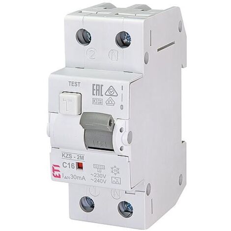 Disjoncteur -interrupteur différentiel FI/LS, KZS-R, instantané
