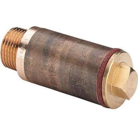 Bouchon préfabriqué en bronze type 3527 en DN50 (1/2") x 50 mm, à fraiser